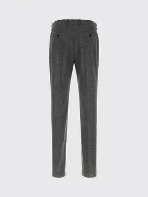 Alexander McQueen Prince Of Wales Check Wool Tailored Trousers