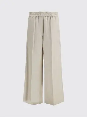 Brunello Cucinelli Herringbone Wide-leg Trousers