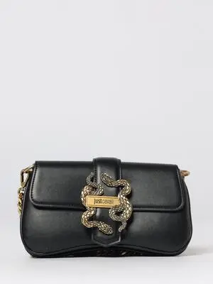 Just Cavalli Faux Leather Bag - Black