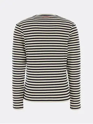 Alexander McQueen Striped Cotton T-shirts With Logo