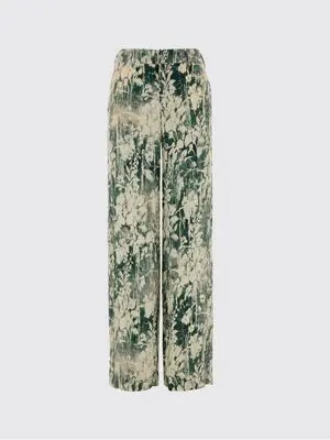 PT TORINO Lorenza Printed Satin Trousers