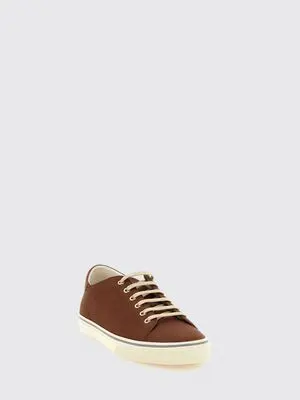 Brunello Cucinelli Smooth Calfskin Lace-up Sneakers - Brown