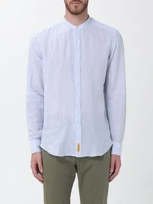 B.D.BAGGIES Basic Cotton Shirt Gnawed Blue