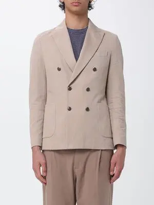 CIRCOLO 1901 Double Breasted Cotton Blazer - Sand