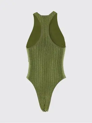 VENUJA Embellished Racerback Swimsuit - Green