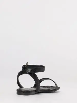 Versace Python Print Synthetic Leather Sandals