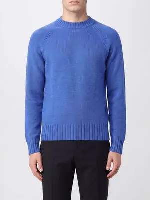 TOM FORD Ribbed Crew Neck Pullover - Blue