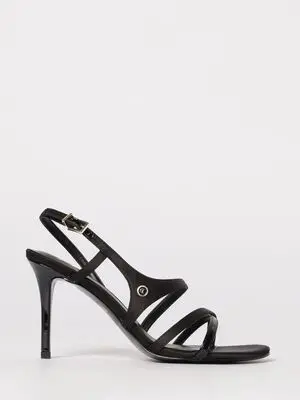 Just Cavalli Satin Sandal - Black
