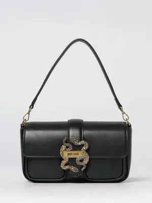 Just Cavalli Faux Leather Bag - Black