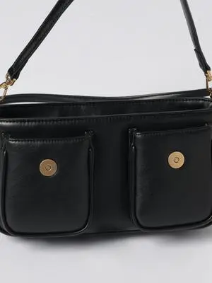 Just Cavalli Faux Leather Bag - Black
