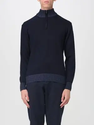 Paul & Shark Quarter Zip Jumper - Blue
