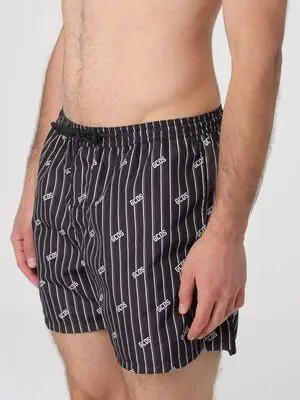 Gcds Printed Polyester Swimsuit - Black