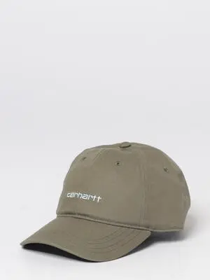 Carhartt Work In Progress Script Hat In Canvas - Grey