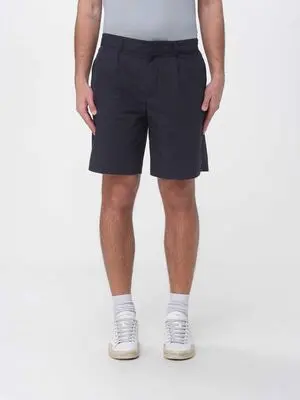 Emporio Armani Solid Cotton Chino Shorts