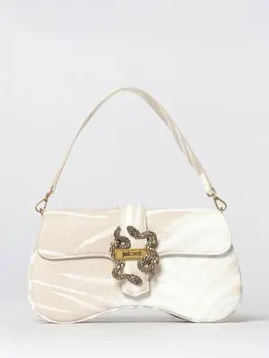 Just Cavalli Animal Print Synthetic Leather Bag - Brown