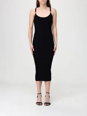 Just Cavalli Stretch Jersey Midi Dress - Black