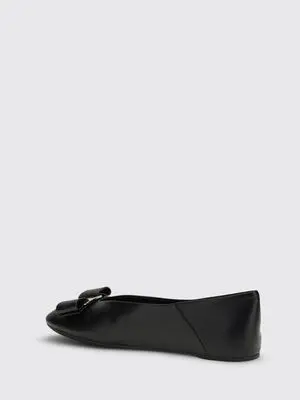 FERRAGAMO Vara Leather Ballerina Flats