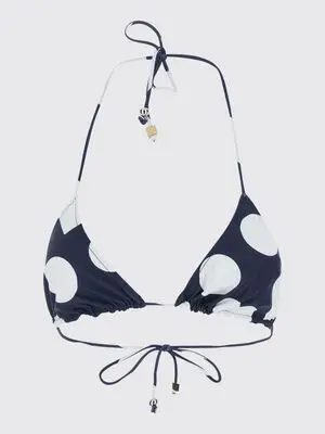 Jacquemus Polka-dot Triangle Bikini Top With Adjustable Tie Fastenings