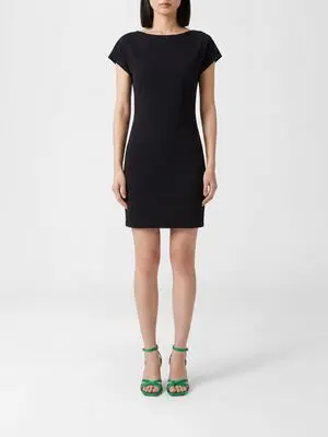 Jacquemus Cut-out Viscose-blend Sheath Mini Dress - Black