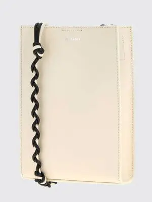 JIL SANDER Small Tangle Smooth Calfskin Leather Crossbody Bag