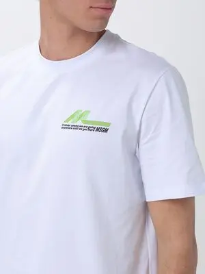 MSGM Cotton T-shirt With Logo