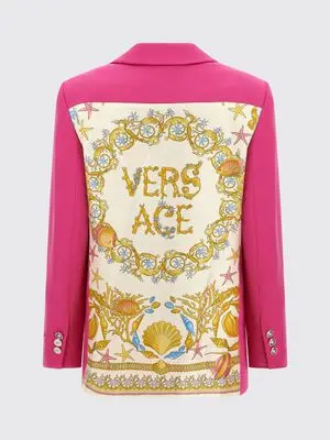 Versace Blazer With Embellished Pockets