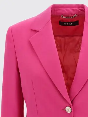 Versace Blazer With Embellished Pockets