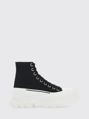 Alexander McQueen Tread Slick Cotton Canvas Sneakers - Black
