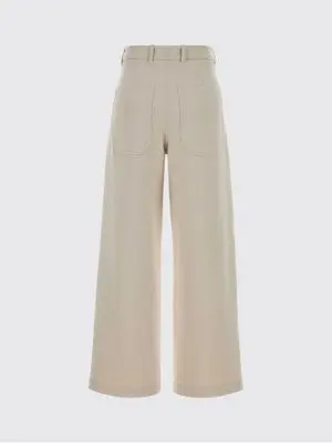 Max Mara Cotton Blend Wide-leg Trousers