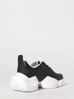 Versace Leather And Lurex Mesh Sneakers
