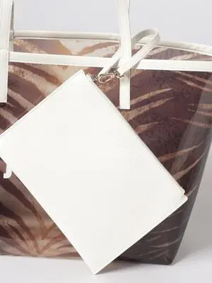 Just Cavalli Animal Print Pvc Bag