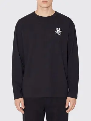 Kenzo Cotton Crew Neck T-shirt With Logo - Black
