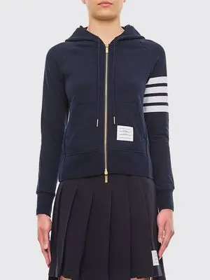 Thom Browne Cotton Hoodie - Blue