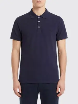 FAY Cotton Polo Shirt - Blue