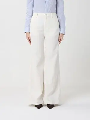 7 For All Mankind Wide Leg Jeans In Denim - Nude