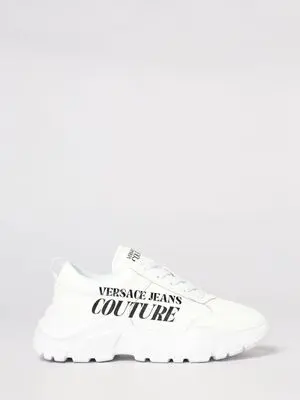 Versace Leather Sneakers - White