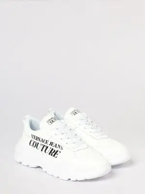 Versace Leather Sneakers - White