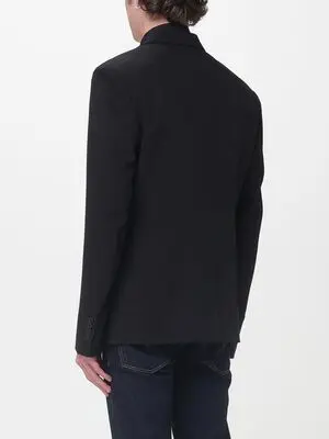 Versace Wool Blend Single Breasted Blazer