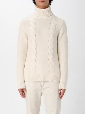 K-WAY Chunky Knit Turtleneck Jumper - Beige