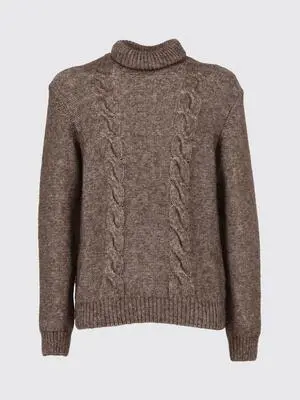 K-WAY Chunky Knit Turtleneck Jumper - Black