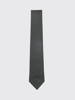 Emporio Armani Jacquard Silk Tie - Grey