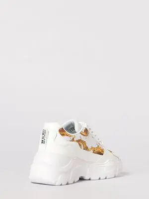 Versace Low Top Sneakers With Baroque Print