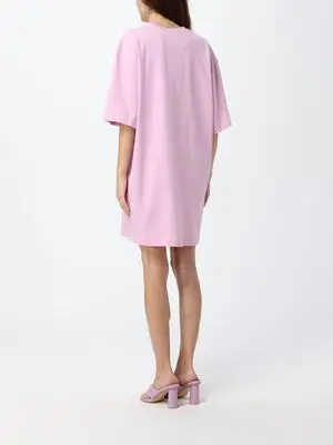 MSGM Cotton T-shirt Mini Dress