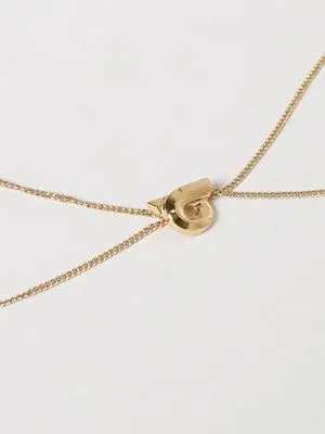 FERRAGAMO Torchon Brass Necklace