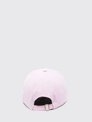 SUNFLOWER Embroidered Cotton Denim Hat - Pink