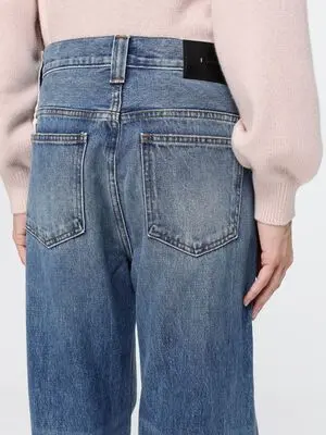 Khaite High-waisted Wide Leg Jeans In Cotton