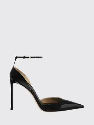 TOM FORD Vertigo Patent Leather Pumps With Stiletto Heel And Ankle Strap - Black