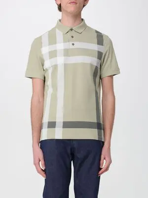 Barbour Casual Polo Shirt In Cotton With Check Motif - Green