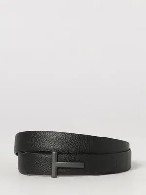 TOM FORD T Buckle Belt - Black