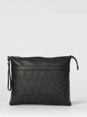 FERRAGAMO Gancini Messenger Bag - Black